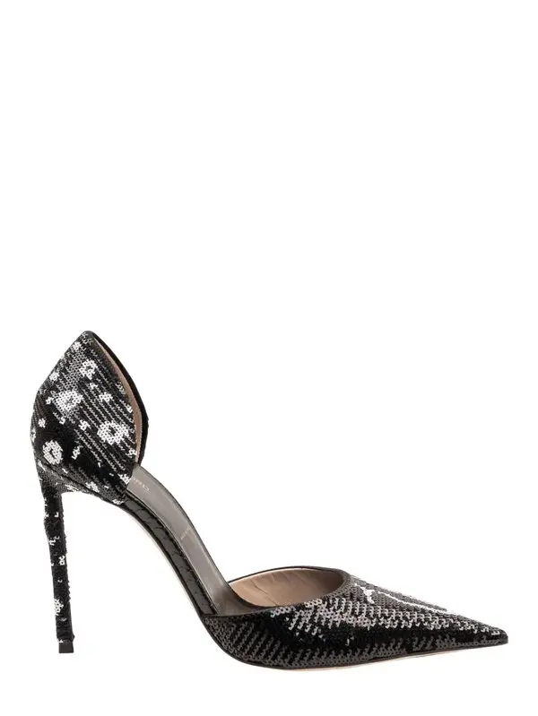TOM FORD Pointed-toe Sequined Stiletto High Heels - Black