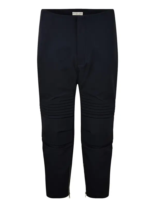 Bottega Veneta Slim Fit Woven Trousers - Black