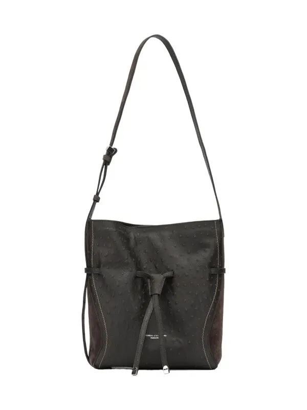 GIANNI CHIARINI Drawstring Shoulder Bag - Brown