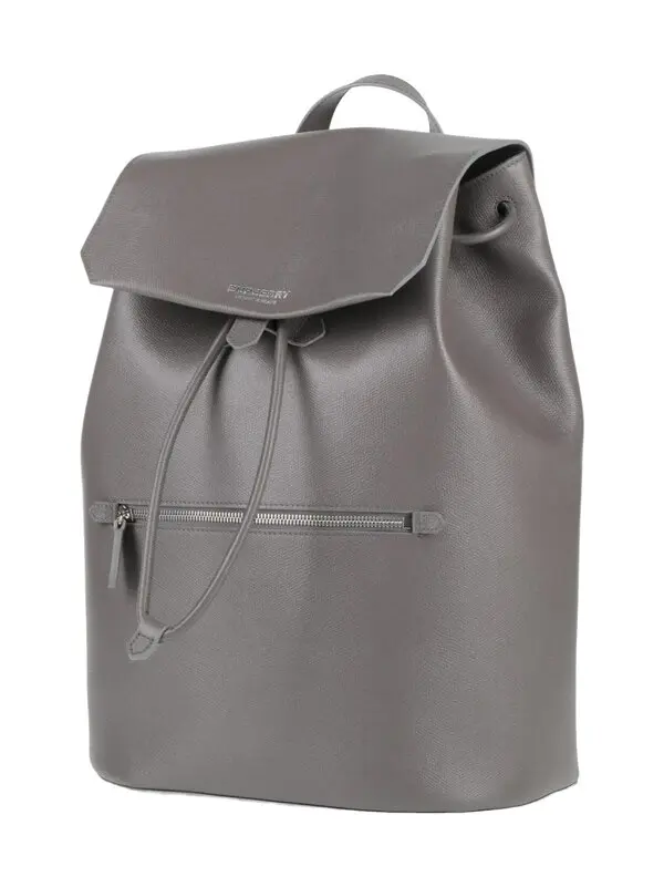 Burberry Leather Backpack - Grey