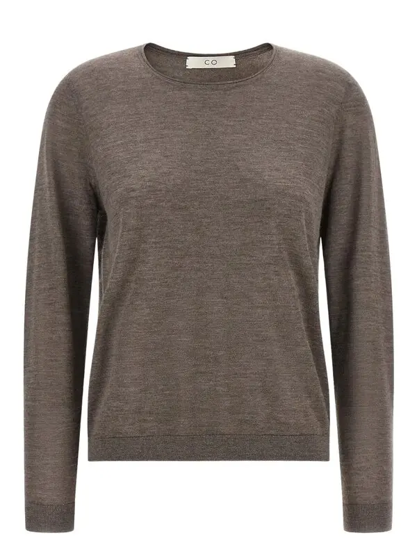 Co Cashmere Rolled-neck Knit Top - Brown