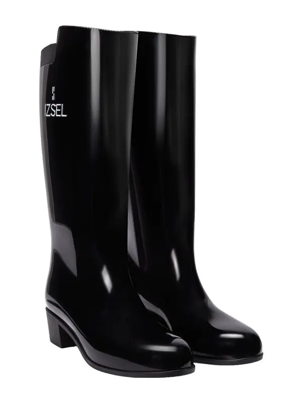IZSEL Knee High Boots - Black