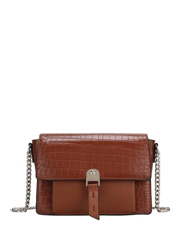 MKF COLLECTION - J'OMOR Hope Shoulder Bag - Brown