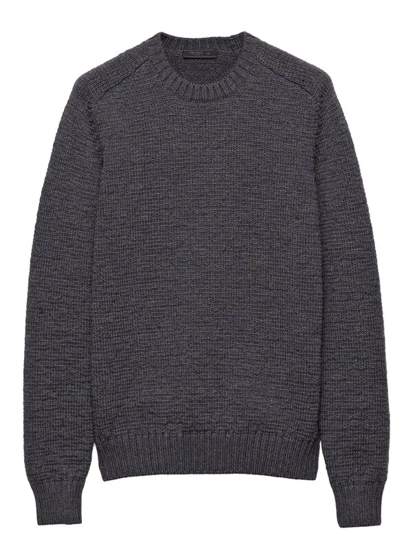 Prada Wool Crew-neck Sweater - Grey