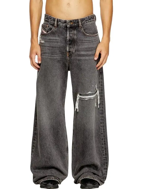 DIESEL® Relaxed Low-waist Jeans - Black