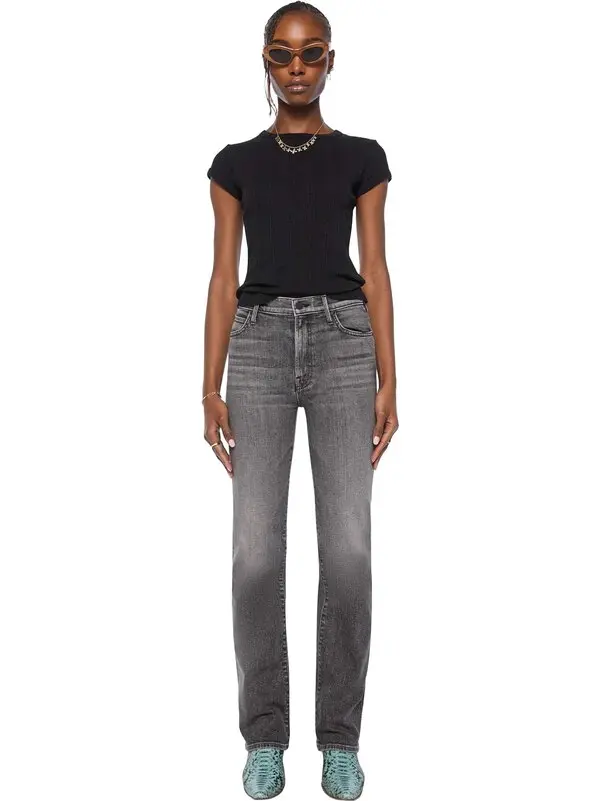 MOTHER The Kick It Cliffhanger Jeans - Grey