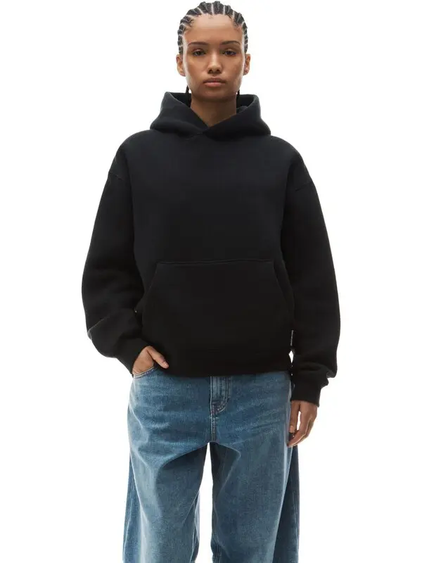 Alexander Wang Dense Fleece Hoodie - Black