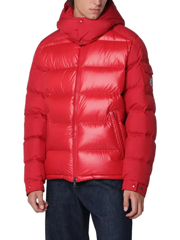 Moncler Maya Short Down Jacket - Red