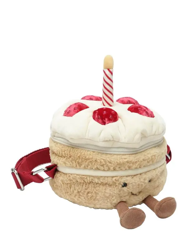 JELLYCAT Amuseables Birthday Cake Backpack - Beige