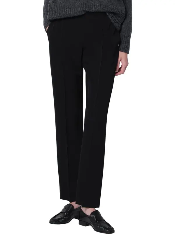 THE ROW Cyril Wool Trousers - Black