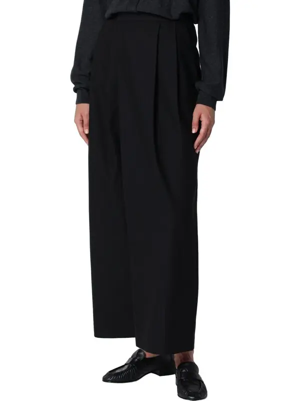 Source Unknown Leiko Wide-leg Trousers - Black