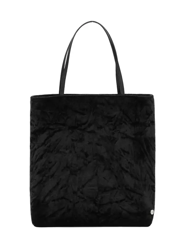 VALESQUE Thea Velvet Tote Bag - Black