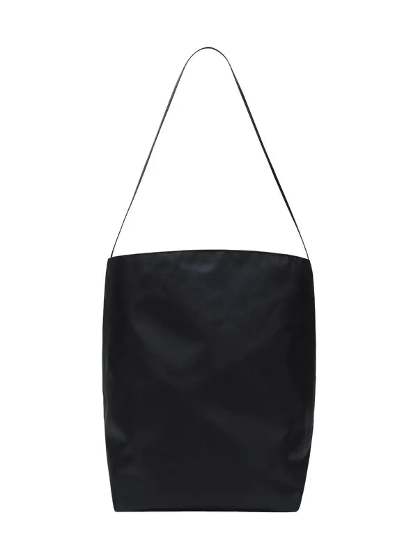 VALESQUE Navy Nylon Bucket Tote Bag - Blue