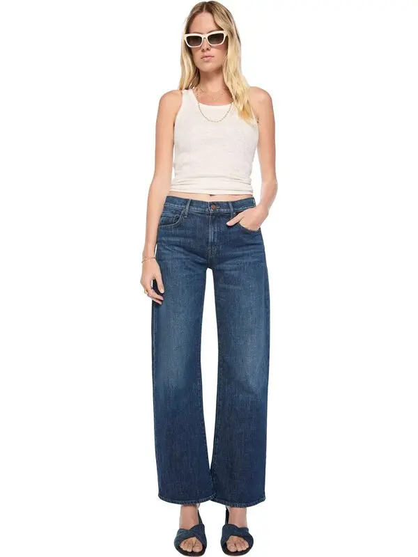MOTHER The Lasso Sneak Jeans - Blue