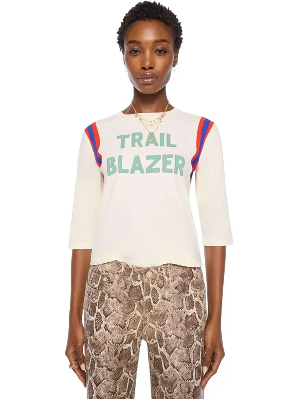 MOTHER The Better Half Insert Trail Blazer T-shirt - Red