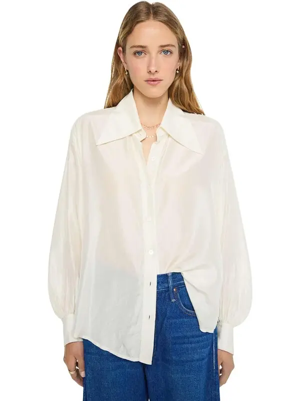 Alix Of Bohemia Dana Silk Shirt - Yellow