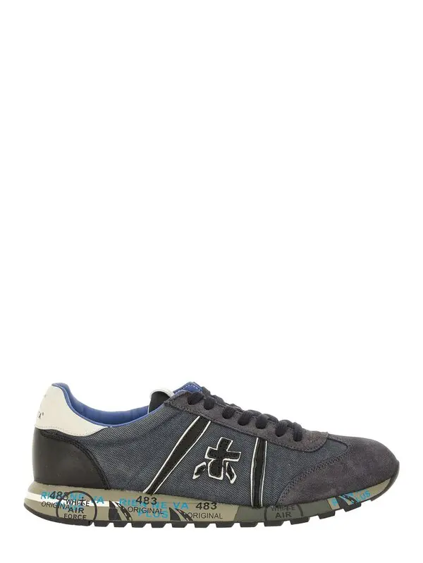Premiata Lucy 7770 Lace Up Sneakers - Charcoal