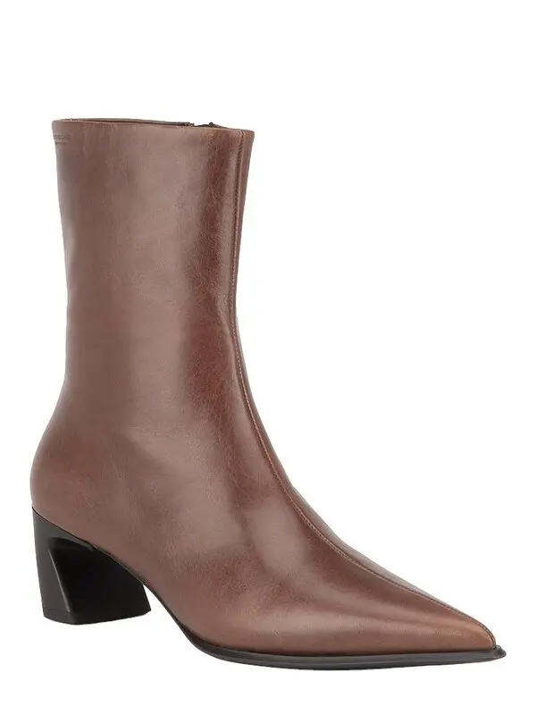 VAGABOND SHOEMAKERS Ilona Leather Ankle Boots - Chestnut