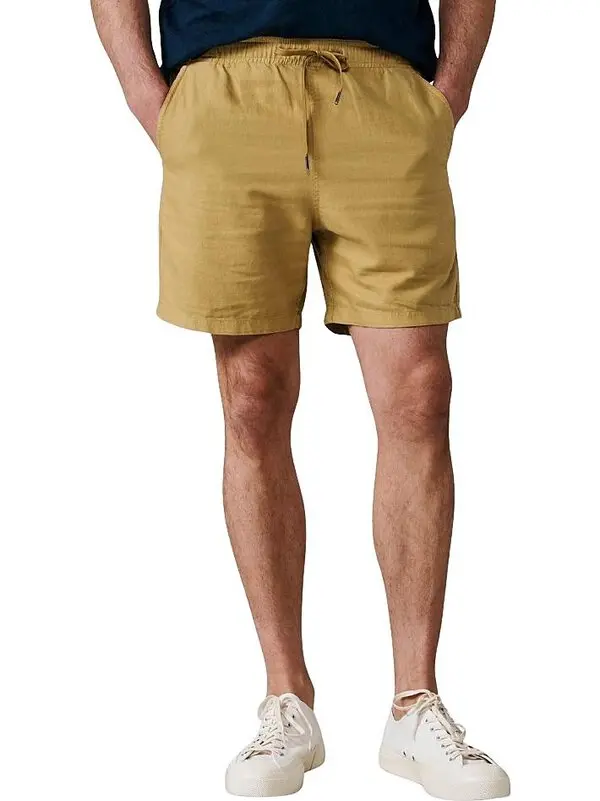 Aubin Whithorn Drawstring Short - Sand