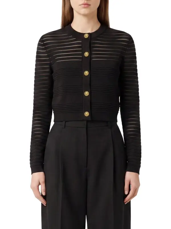 Balmain Knit Sweater - Black