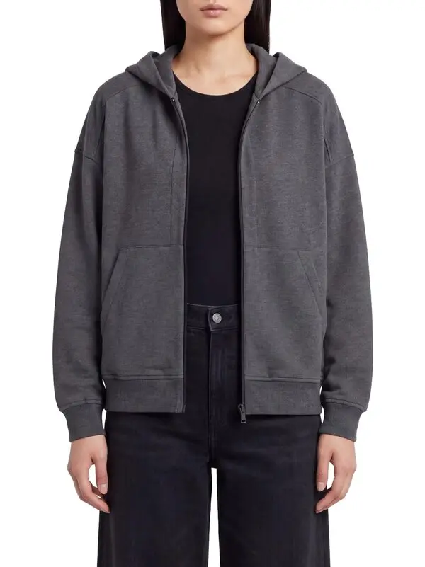 Brunello Cucinelli Zip Up Hoodie - Grey