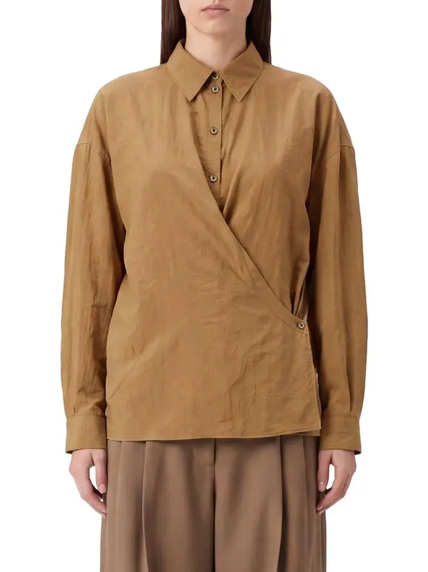 LEMAIRE Wrap Shirt - Beige