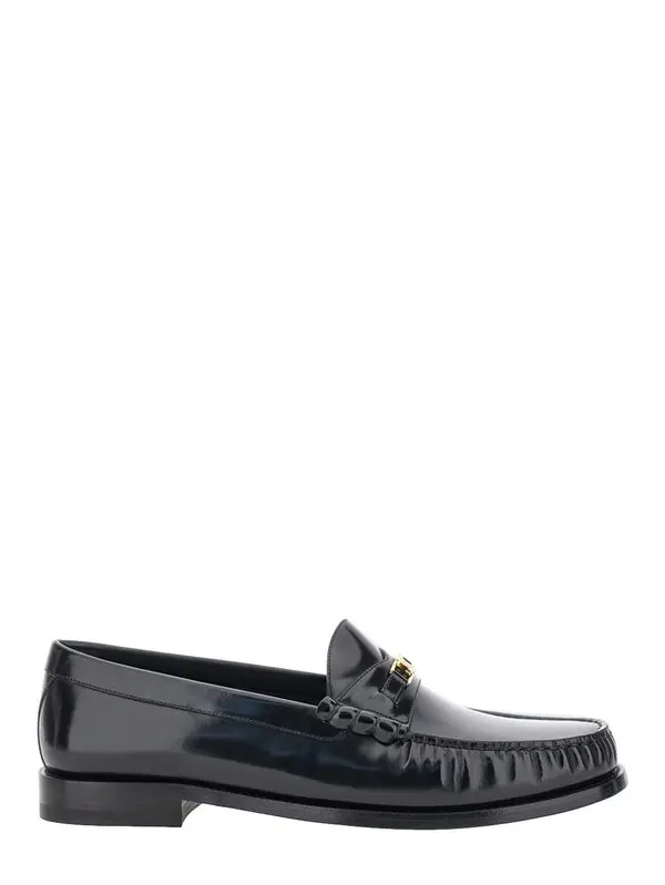 Celine Horsebit Loafers - Black