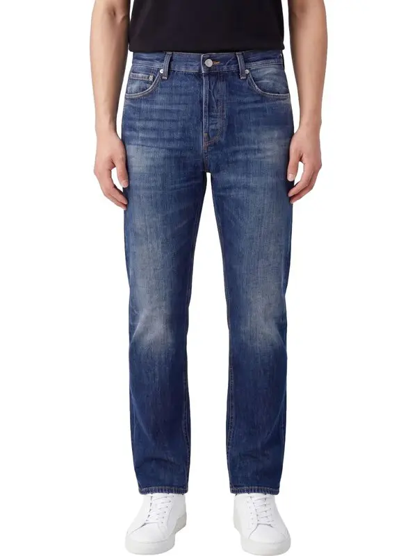 HAIKURE Blake Straight Fit Organic Cotton Denim Jeans - Blue