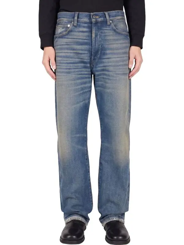 HAIKURE Achilles Wide-leg Jeans In Bleached Denim - Blue
