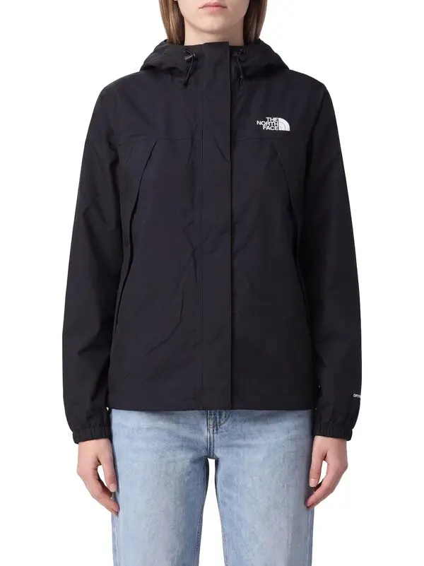 The North Face Antora Hooded Dryvent™ Technical Fabric Windbreaker Jacket - Black