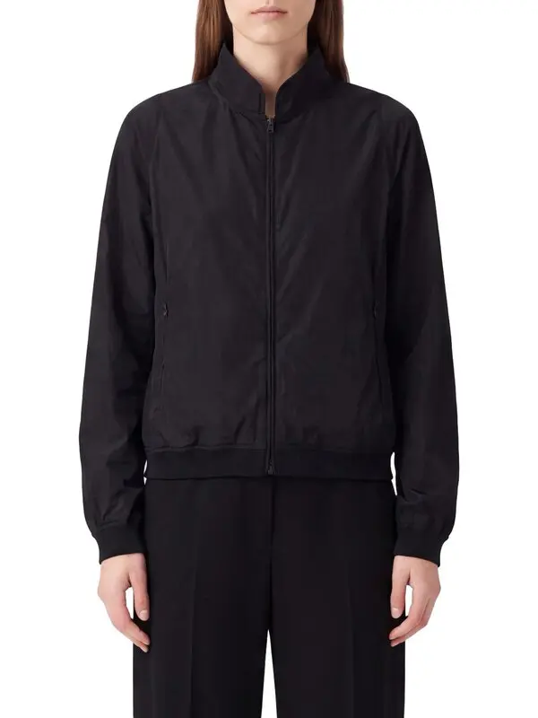 THE ROW Odeon Water-repellent Nylon Bomber Jacket - Black