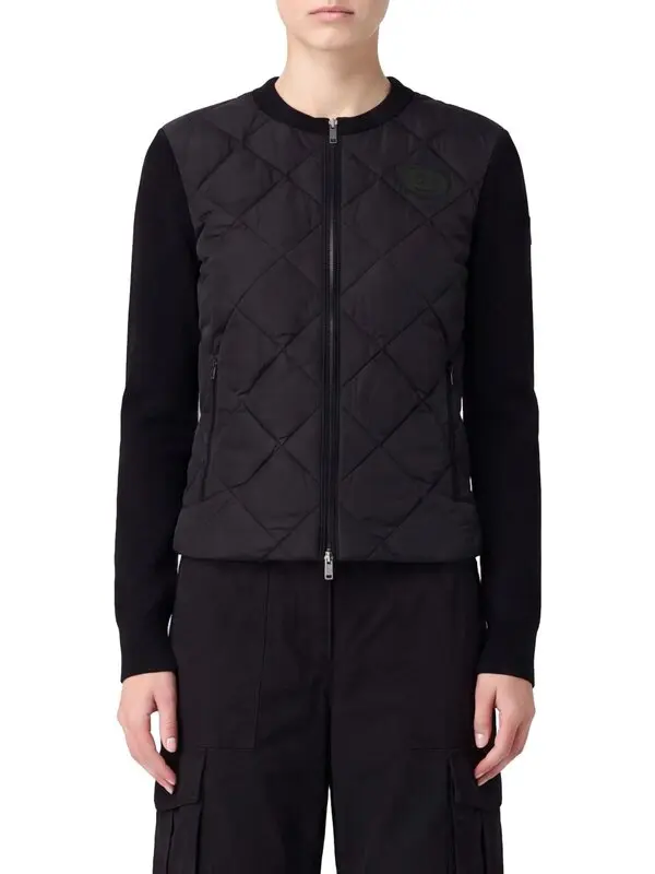 Burberry Quilted Wool And Nylon Slim Fit Jacket - Black