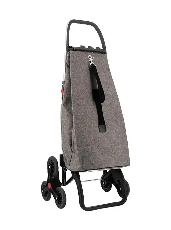 ROLSER Ecosak 6 Wheel Stair Climber Shopping Trolley - Granite