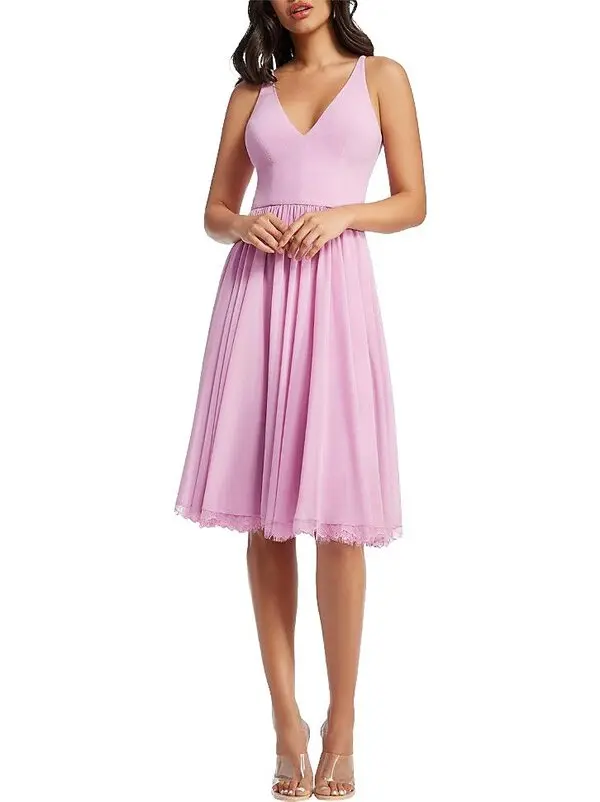 Dress The Population Alicia Midi Dress - Lavender