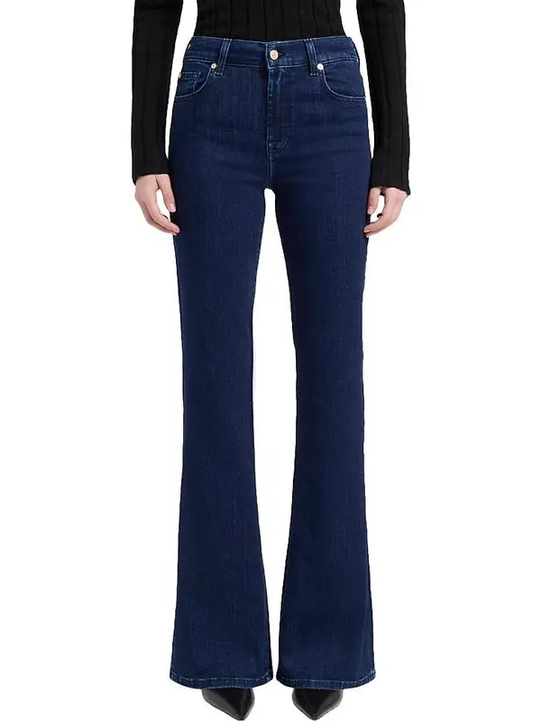 7 For All Mankind The Leggy Mid Rise Flare Jeans - Classical