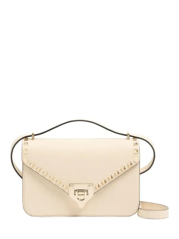 Valentino Garavani Studded Shoulder Bag - Bianco