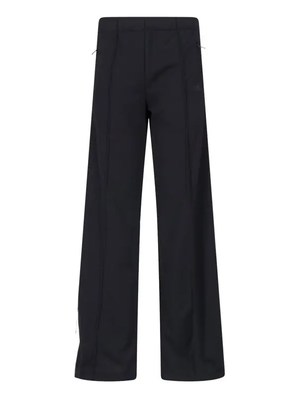 COURREGES Tailored Wide-leg Trousers - Black