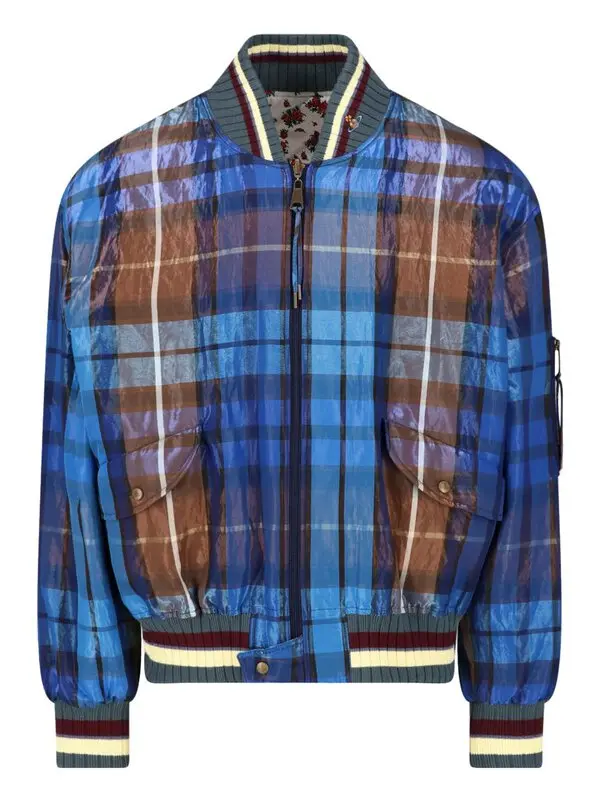 VIVIENNE WESTWOOD Plaid Bomber Jacket - Multicolor