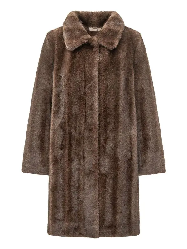 VALENTINI 1972 Faux Fur Jacket - Chocolate