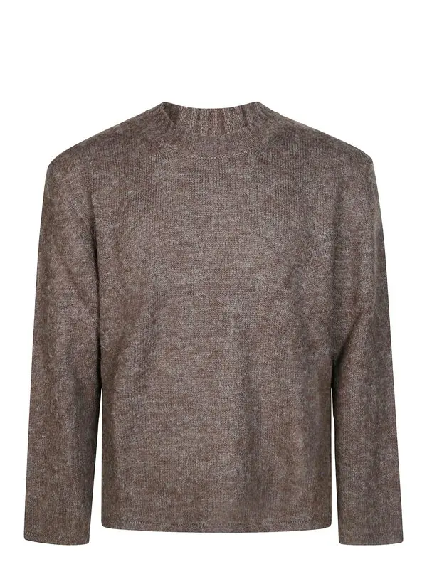 DIANA STUDIO Distressed Detail Knit Sweater - Marrone