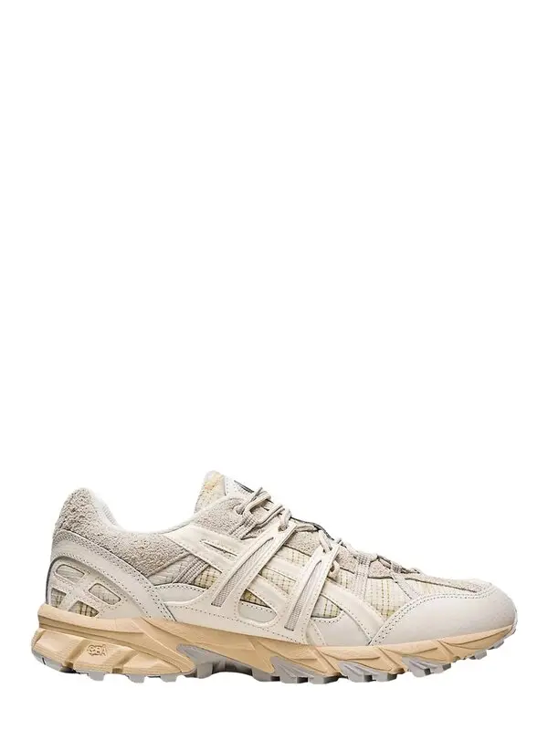 Asics Round Toe Lace-up Sneakers - White