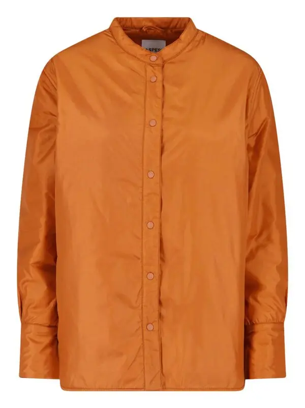 Aspesi Snap-front Shirt Jacket - Orange