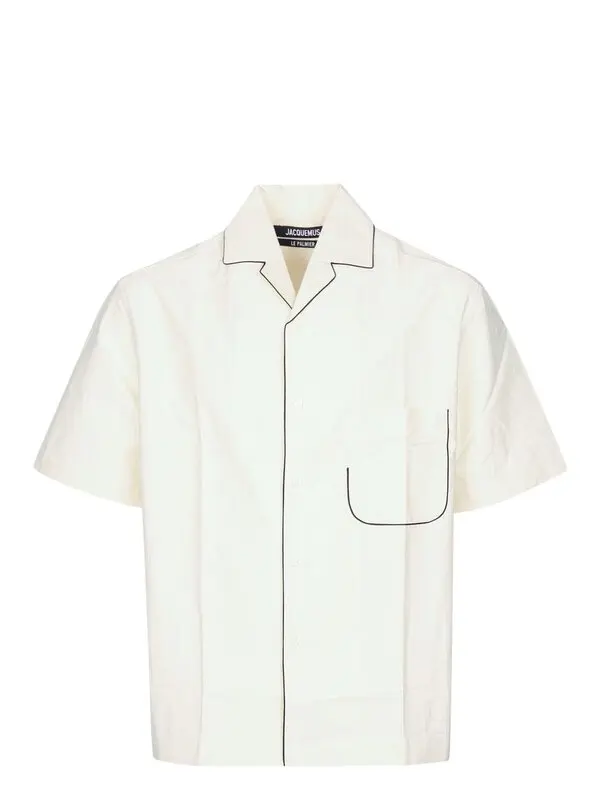 Jacquemus Jacquard Pyjama Shirt - Offwhite