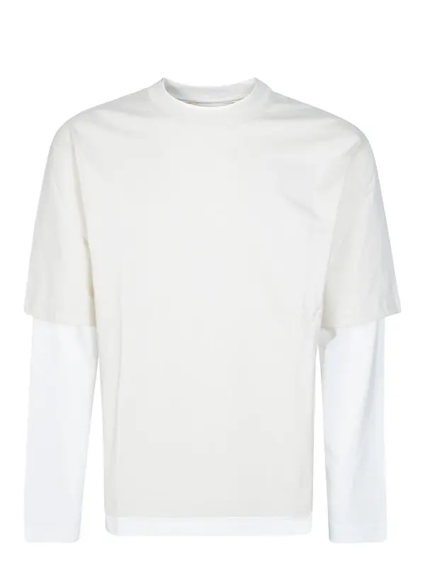 WOC Contrast Sleeve T-shirt - Beige