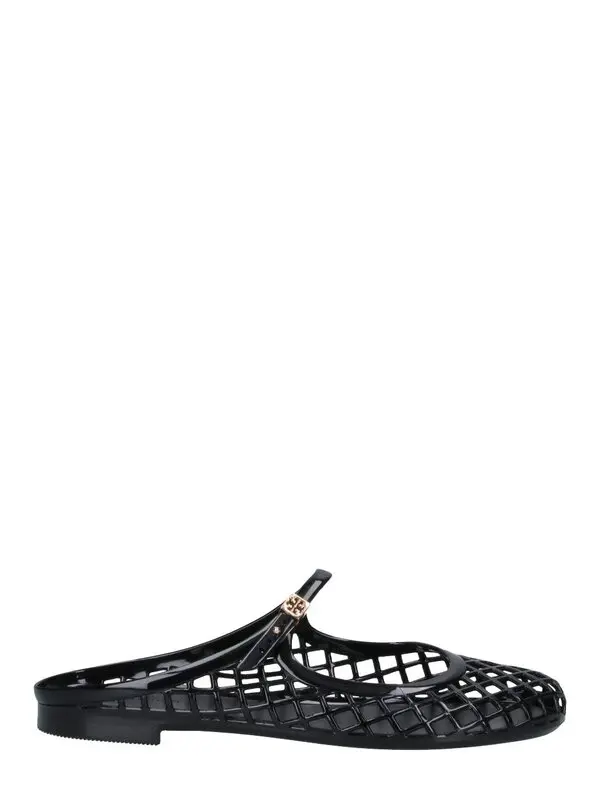 Tory Burch Mesh Mary Jane Flat Sandals - Black