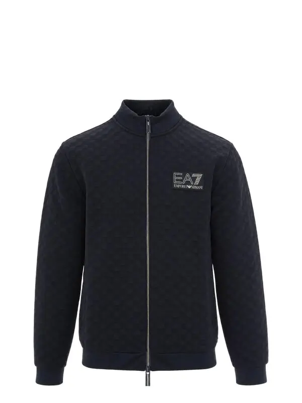EA7 Zip-front Track Jacket - Black