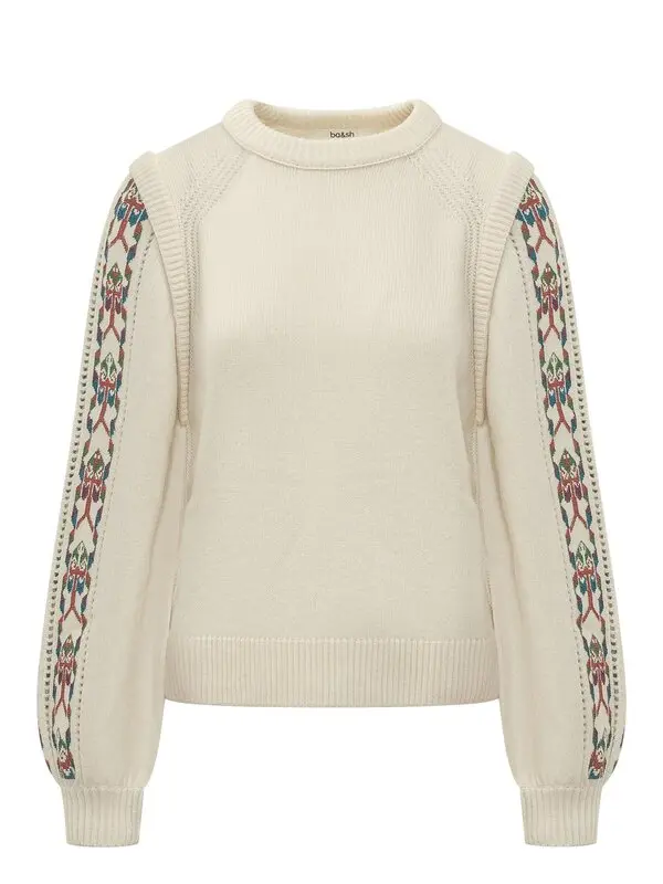 Ba&sh Elda Knit Jumper - Ecru