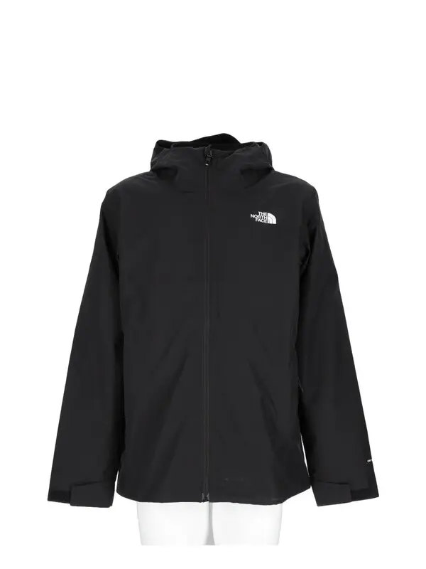 The North Face Hooded Zip-up Sports Jacket - Black