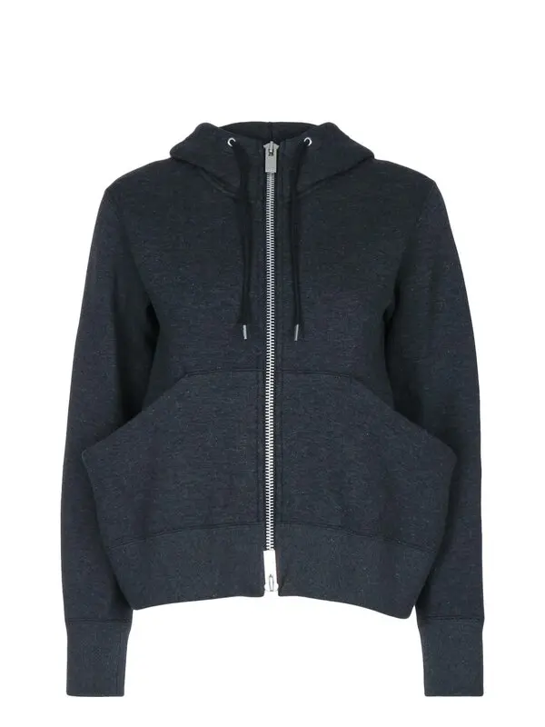 Sacai Sponge Sweat Hoodie - Cgray