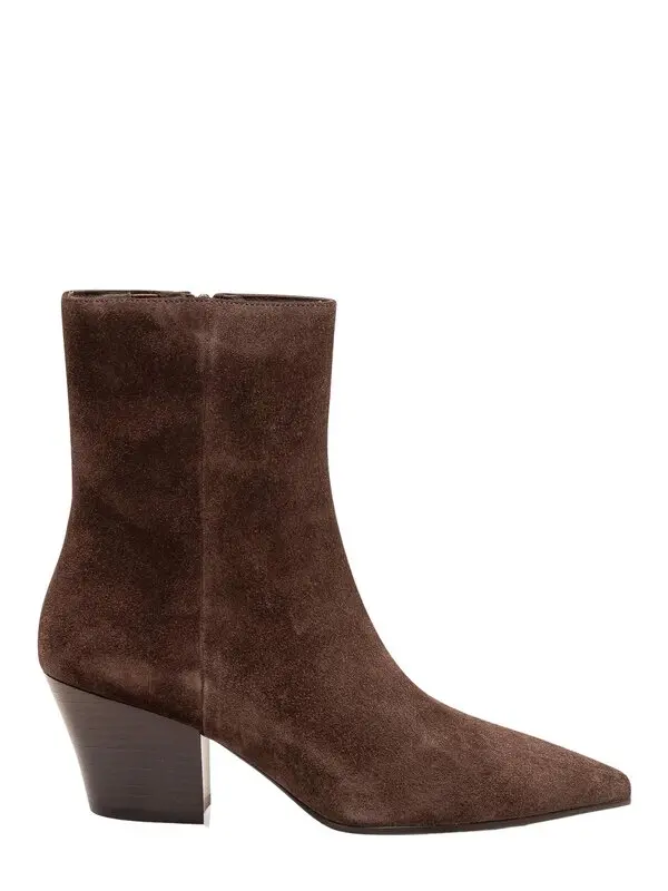 Jeffrey Campbell Joshua Tree Sculptural Ankle Boots - Espresso